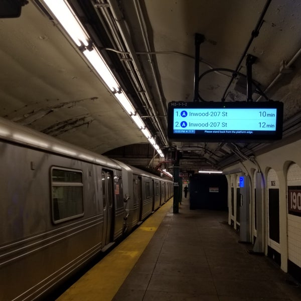 Photos at MTA Subway - 190th St (A) - Hudson Heights - New York, NY