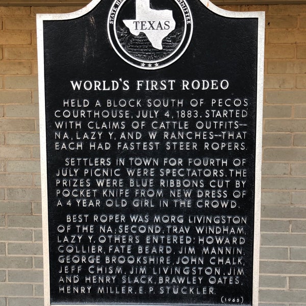 Photos at Texas Historical Marker Number 5909 - World's First Rodeo ...