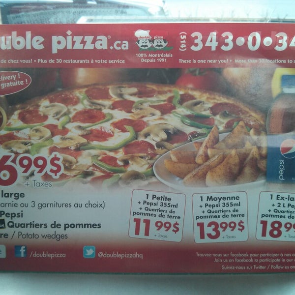 Double Pizza - Pizzeria in Montréal