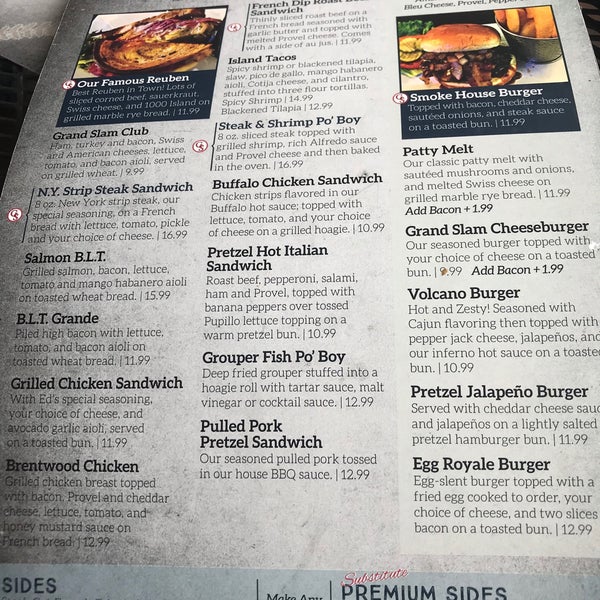 Grand Slam Bar And Grill - 8 tips