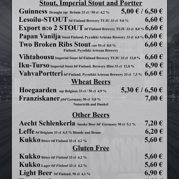 Osmo's Cosmos Bar - Bar