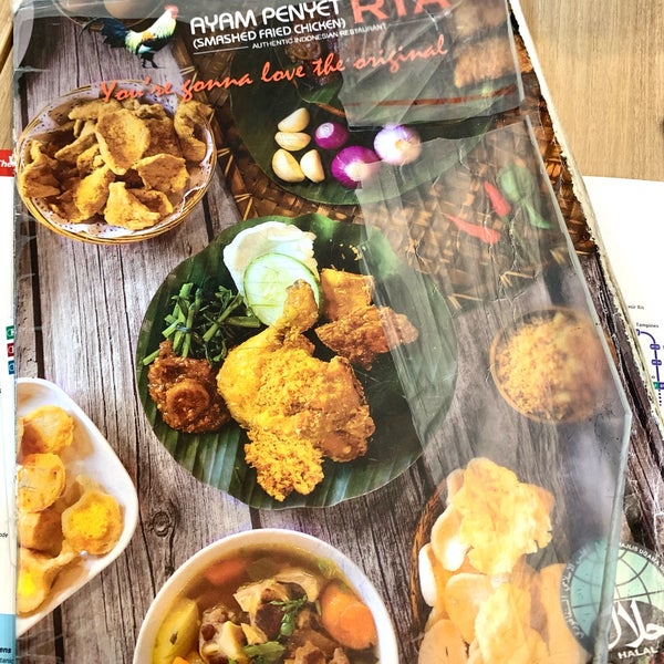 Ayam Penyet Ria - Indonesian Restaurant in Downtown Core