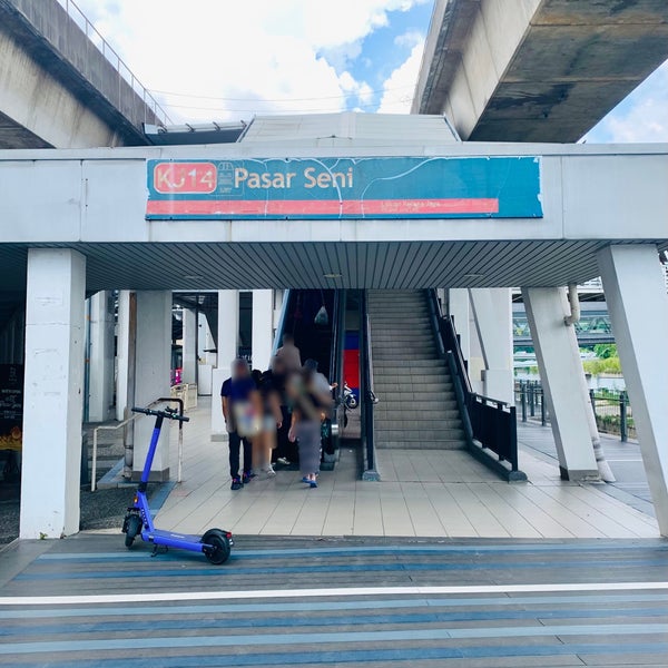 RapidKL Pasar Seni (KJ14) LRT Station - Chinatown - Jalan Sultan Mohammed
