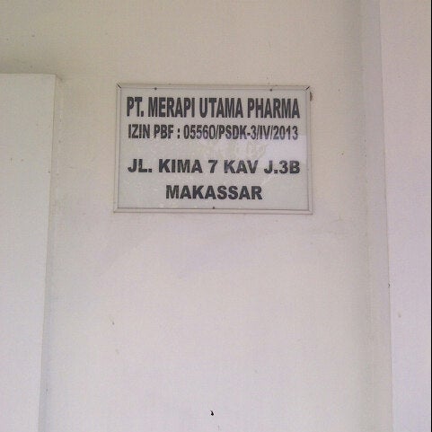 PT. Merapi Utama Pharma Cab. Makasar - Kawasan Industri Makasar, Jl ...