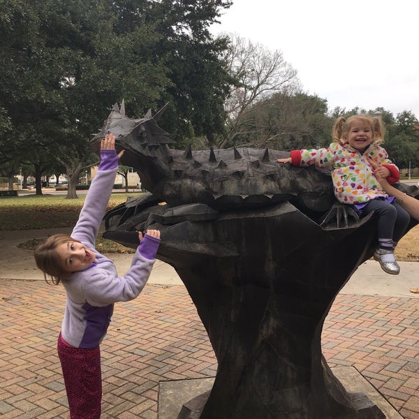 Horned Frog Statue - Sculpture Garden