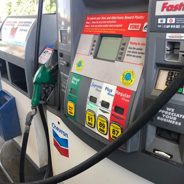 Chevron Gas Station Pump