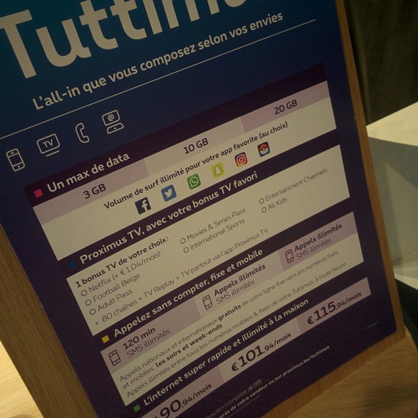 Proximus Center - 4 tips