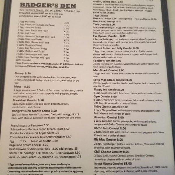Badgers Den - 401 Fremont St