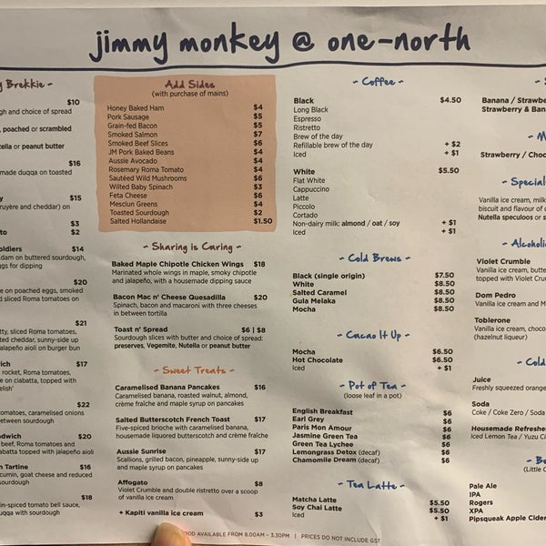 Jimmy Monkey Cafe & Bar
