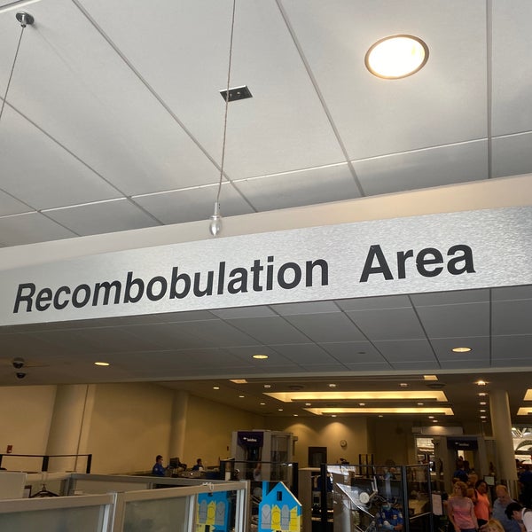 Recombobulation Area - Mitchell Field - 9 tips