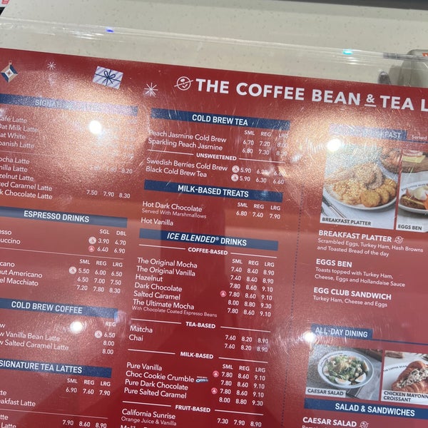 The Coffee Bean & Tea Leaf - Café in Orchard Road