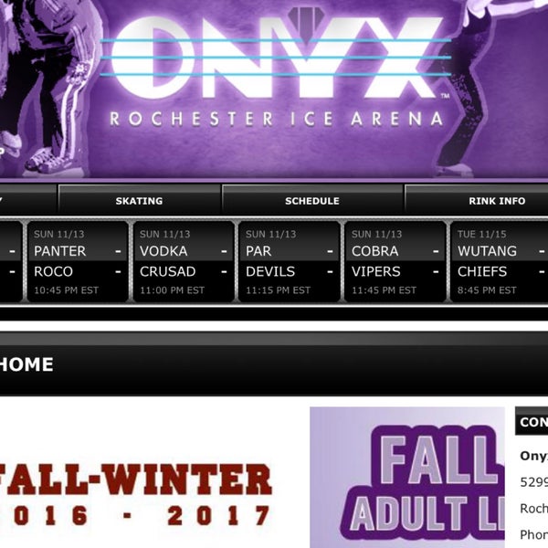 Onyx Rochester Ice Arena - Rochester - Rochester Hills, MI