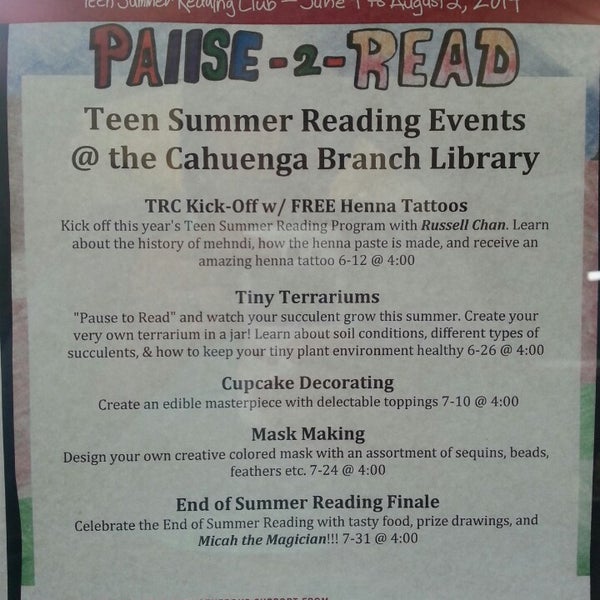 Los Angeles Public Library - Cahuenga - Library in East Hollywood