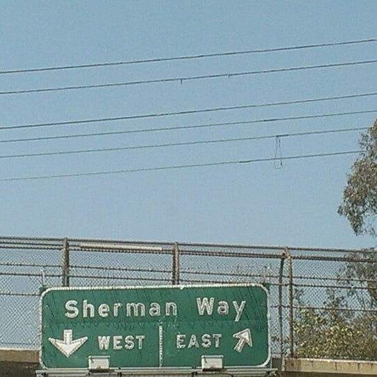 Fwy. 170 N. Sherman Way EXIT (East/West Fork) - Road in San Fernando Valley