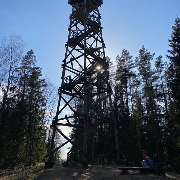 Ogres "Zilie kalni" skatu tornis / Ogre "Zilie kalni" Watch Tower ...