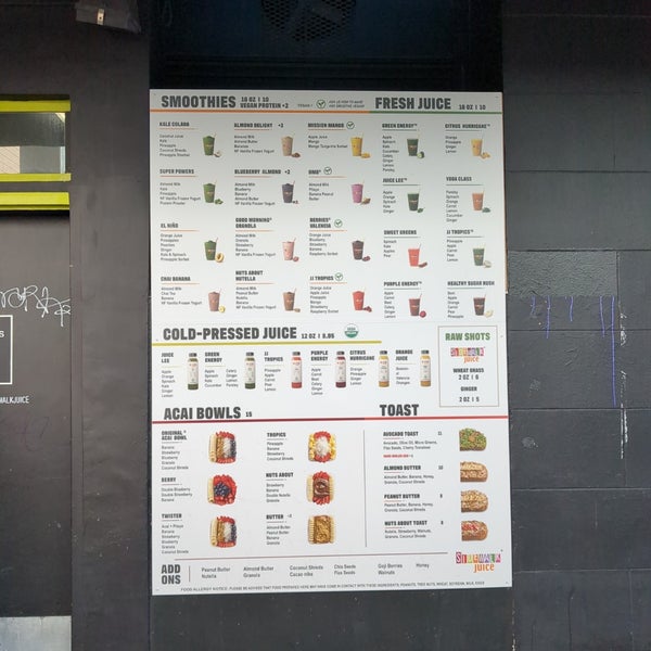 Sidewalk Juice - Mission District - San Francisco, CA