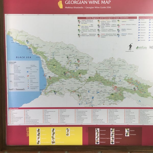 Georgian Wine Map