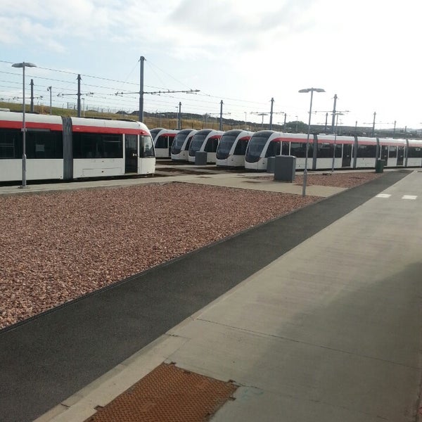 Edinburgh Tram Depot - Light Rail Station in Edinburgh