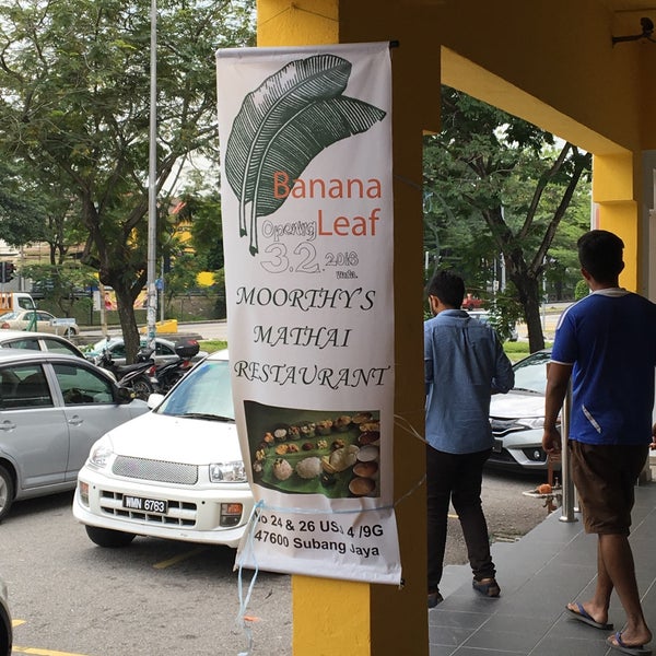 Photos at Moorthy's Mathai Banana Leaf Restaurant - Indian Restaurant ...