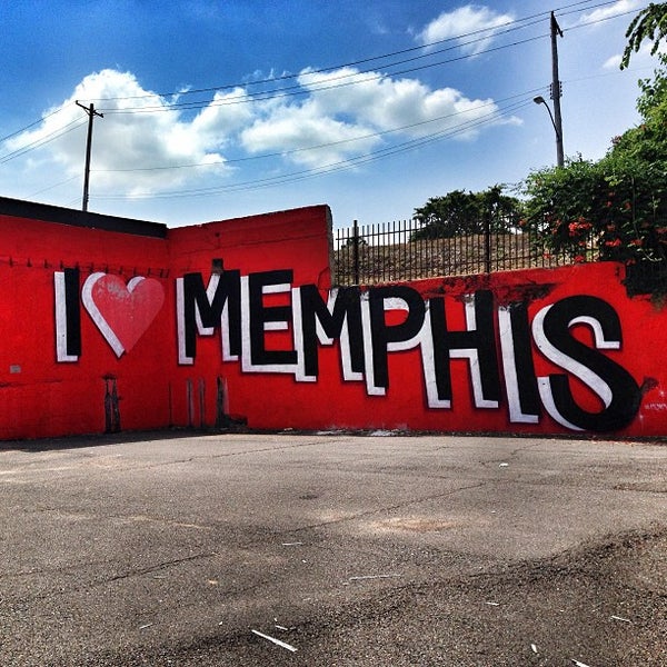 I Love Memphis Mural - Cooper Young - 1 tip