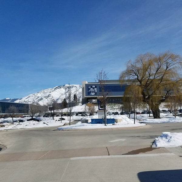 Merlin Olsen Field at Maverik Stadium - College Football Field in Logan