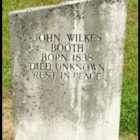 John Wilkes Booth's Grave - Guntown, MS