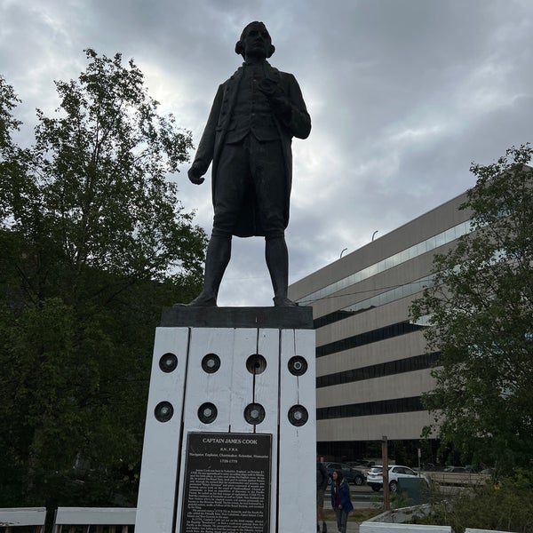 Captain Cook Statue - Anchorage, AK