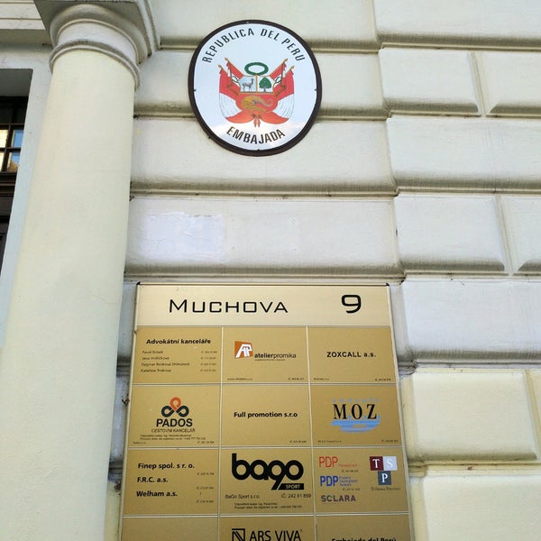 Velvyslanectví Peru - Embassy or Consulate in Bubeneč