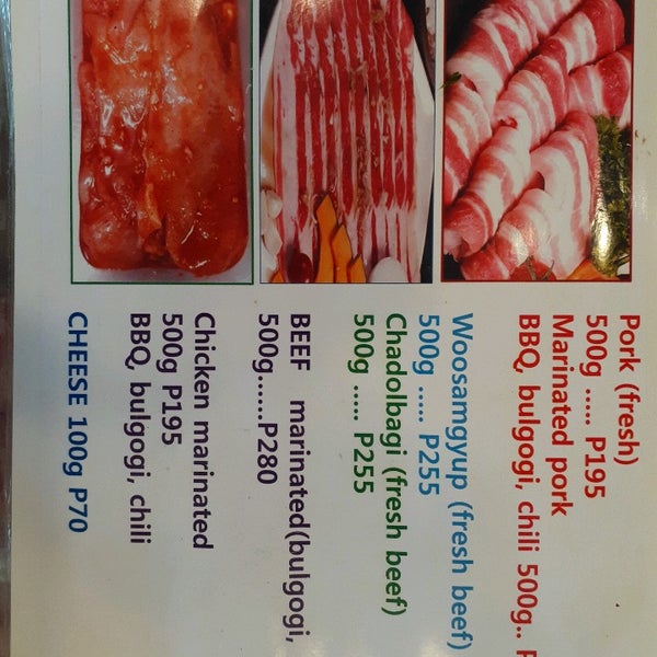 Bulgogi Garden Kalayaan Menu | Fasci Garden