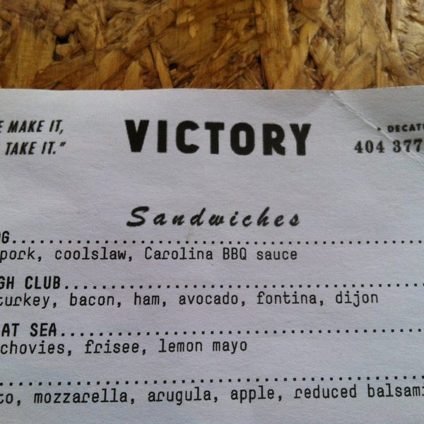 Photos at Victory Sandwich Bar - Decatur, GA