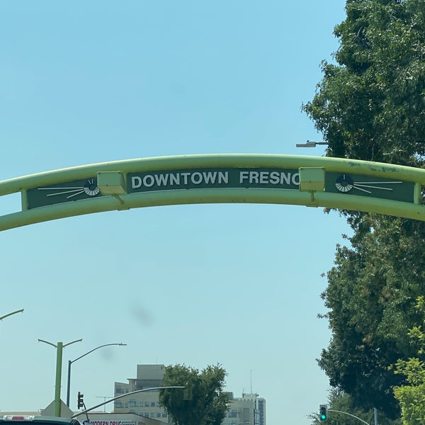 Downtown Fresno Welcome Sign - Monument in Fresno