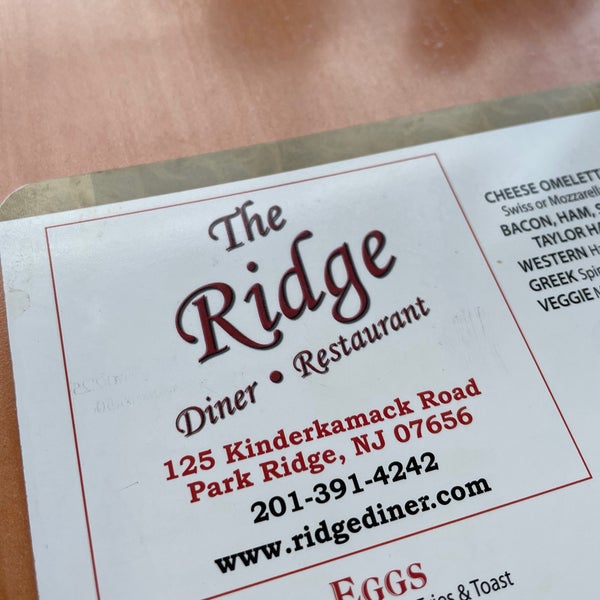 The Ridge Diner - Park Ridge, NJ