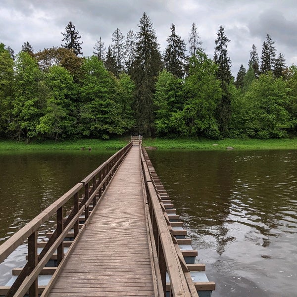 Ogres Pontonu Tilts - Bridge in Ogre