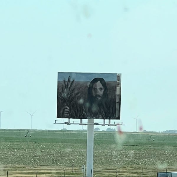 Creepy Wheat Jesus - Colby, KS
