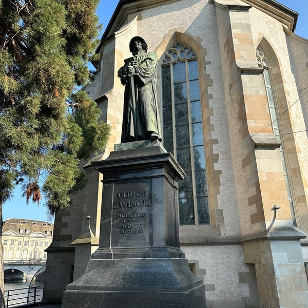 Ulrich Zwingli Statue