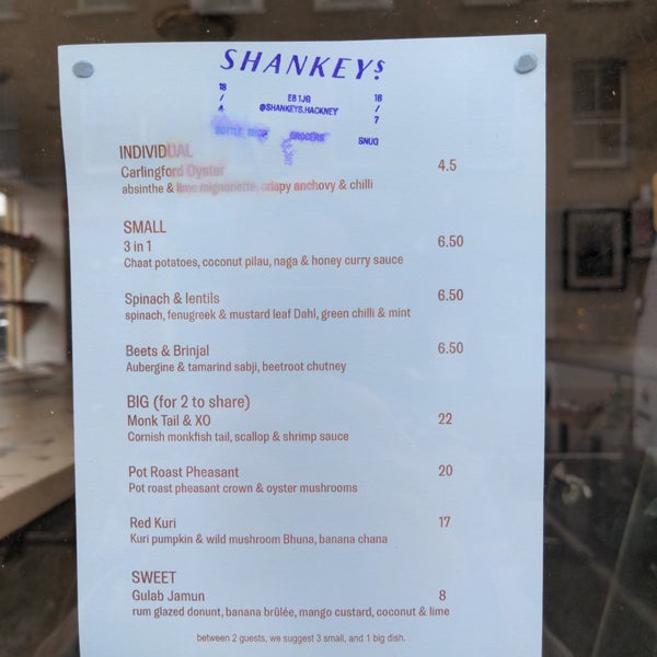 Shankey's - Hackney - Well St