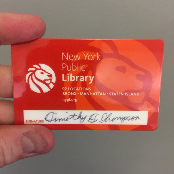 New York Public Library - Webster Library - Upper East Side - New York, NY