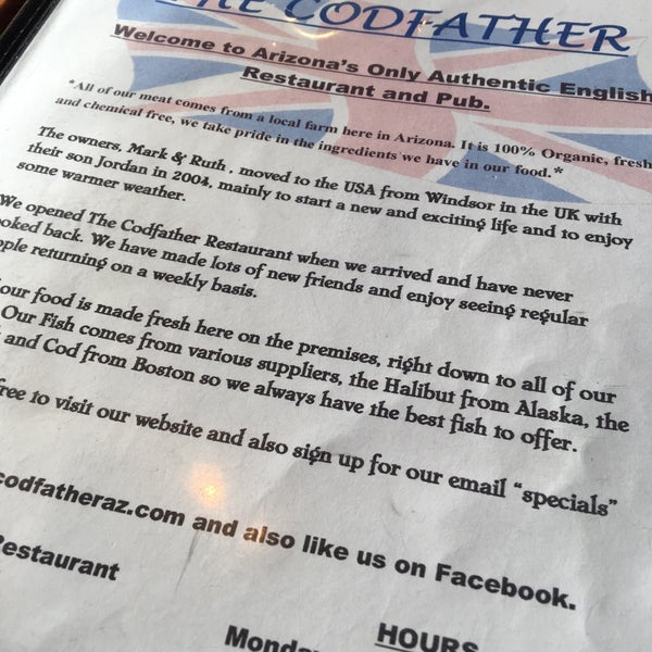 The Codfather - 1618 E Bell Rd