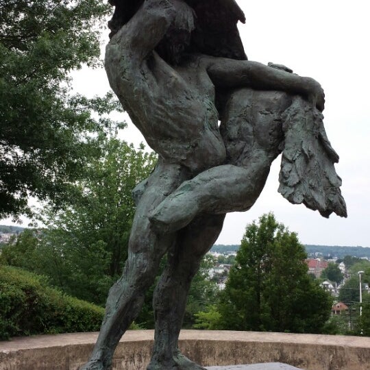 Jacob Wrestles With God Statue