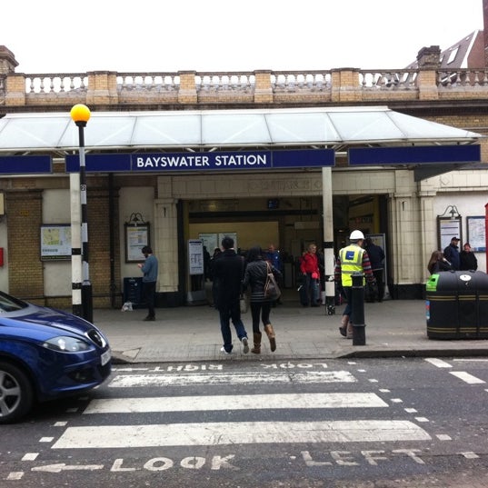 Bayswater London Underground Station - Lancaster Gate - Queensway