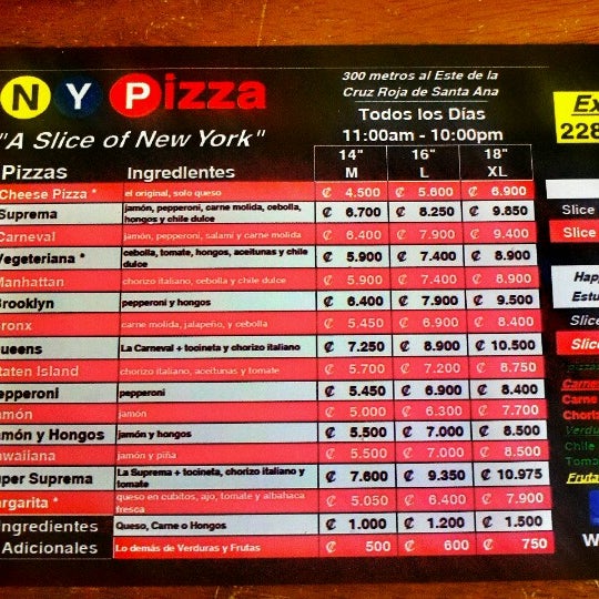 New York Pizza - Pizzeria in Santa Ana