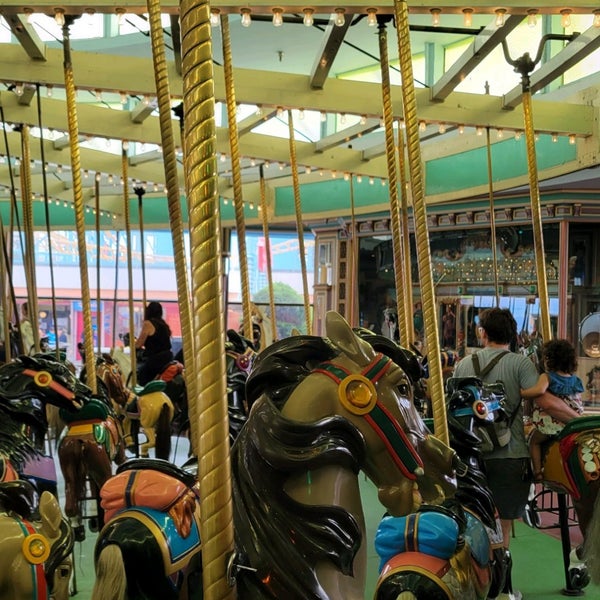 Looff Carousel - Attraction in Santa Cruz Beach Boardwalk