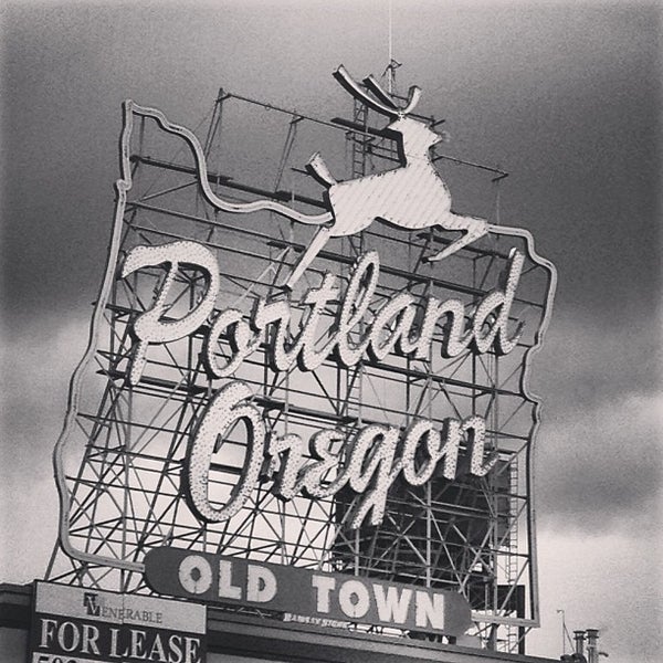 White Stag Sign - Historic Site