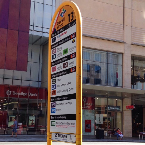 Bus Stop T3 Grenfell St - Adelaide, SA