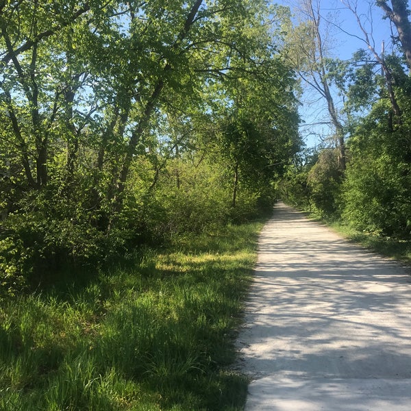 Illinois Prairie Path - Mile Marker Zero - Park