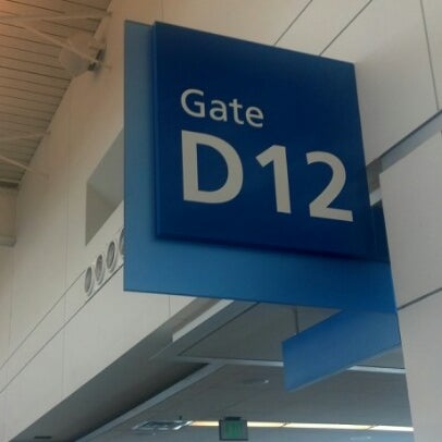 Gate D12 - Airport Gate