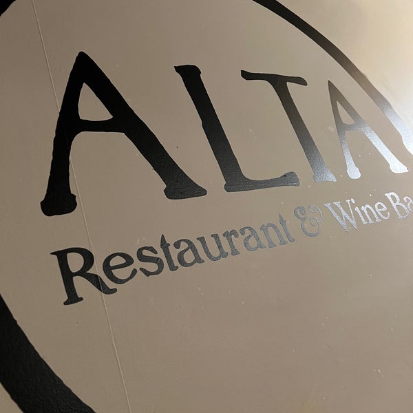 Alta Restaurant & Wine Bar - 34 Church St