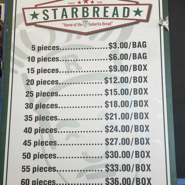 Starbread Bakery - West Vallejo - 17 tips