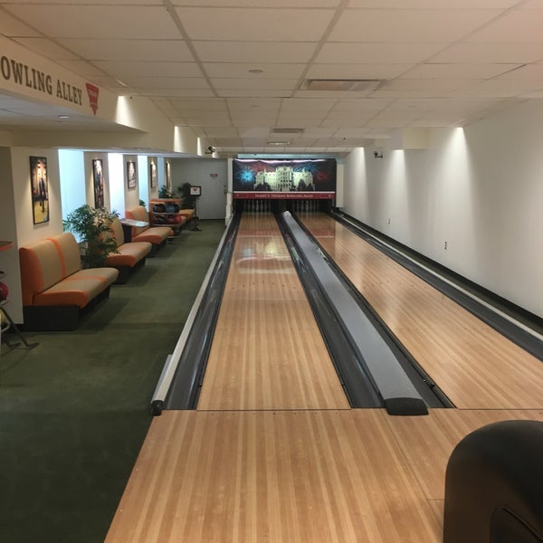 Inside White House Bowling Alley