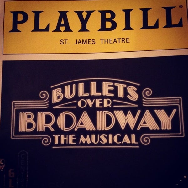 Bullets Over Broadway Playbill